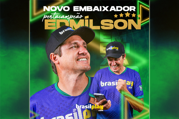 Edmilson é o embaixador da Brasil Play - BNLData