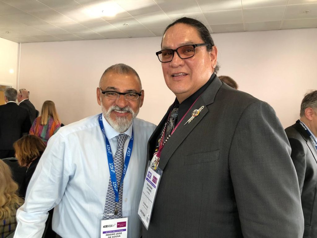 Ernie Stevens Jr., presidente de longa data da Indian Gaming ...