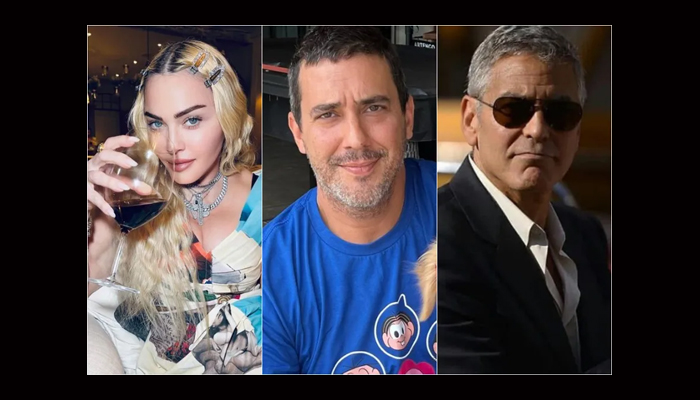 Confira os famosos como Madonna, André Marques e George Clooney que já ...